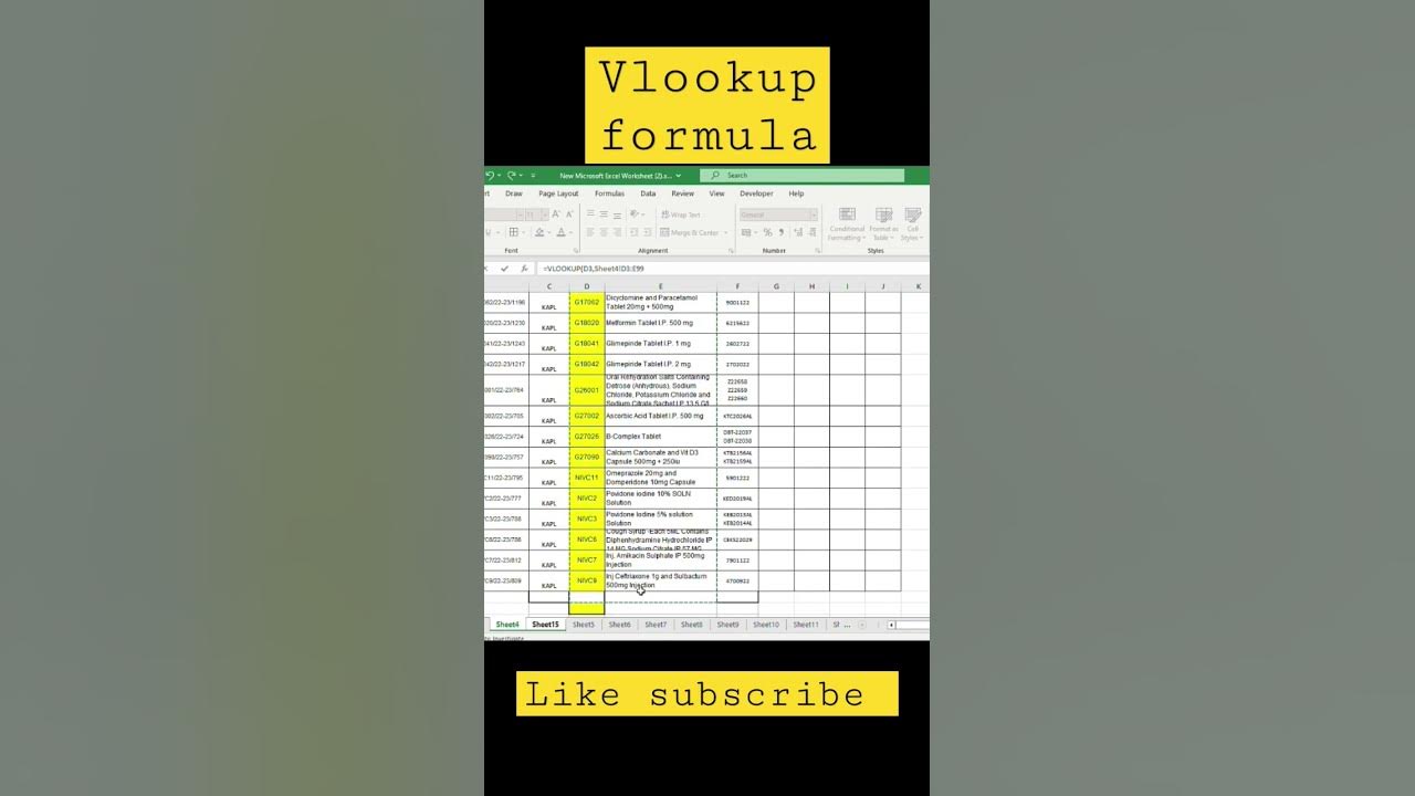 💻 Vlookup Vlookupformula Vlookupinexcel Vlookupfunction Vlookupinexcelinhindi Youtube