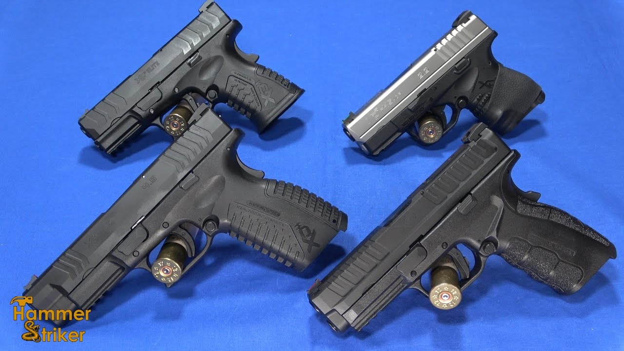 Springfield XD Pistol Models Explained: XD, XDM XDS, XDE, XDME - YouTube