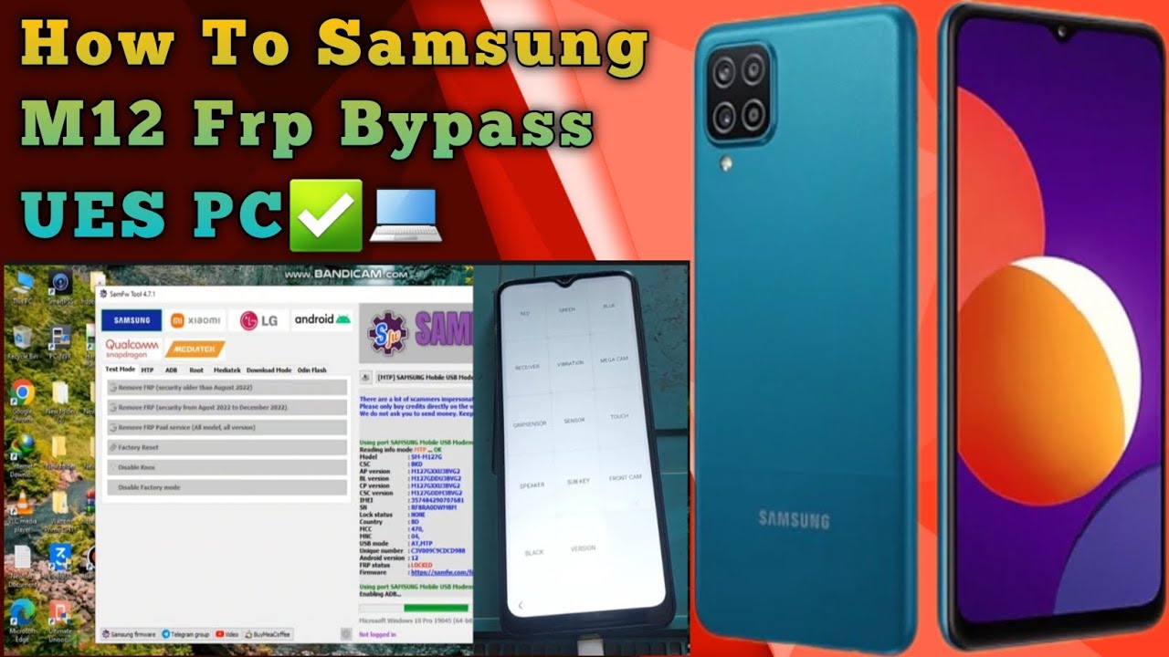 How To Samsung M12 Frp Bypass UES PC 💻 - YouTube