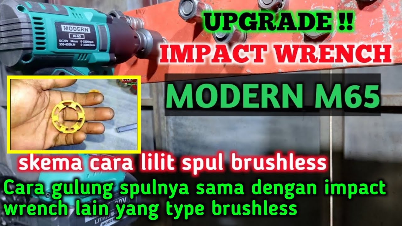 Upgrade Impact Wrench Modern M65 - YouTube