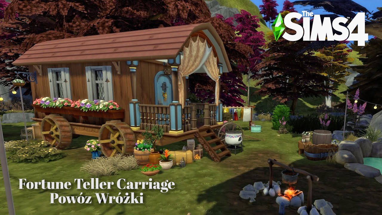 Fortune Teller Carriage Sims 4 | Powóz Wróżki 🔮🪄 my first stop motion ...