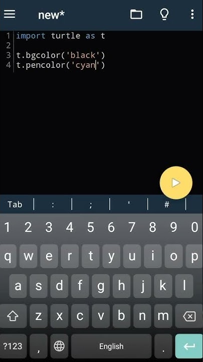 Amazing Designs using Python | #py3 #pydroid3 #python - YouTube
