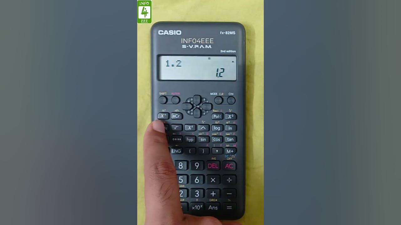 Decimal to Fraction Conversion on Casio 82MS Calculator 🔢 Easy Trick Explained | With SG - YouTube
