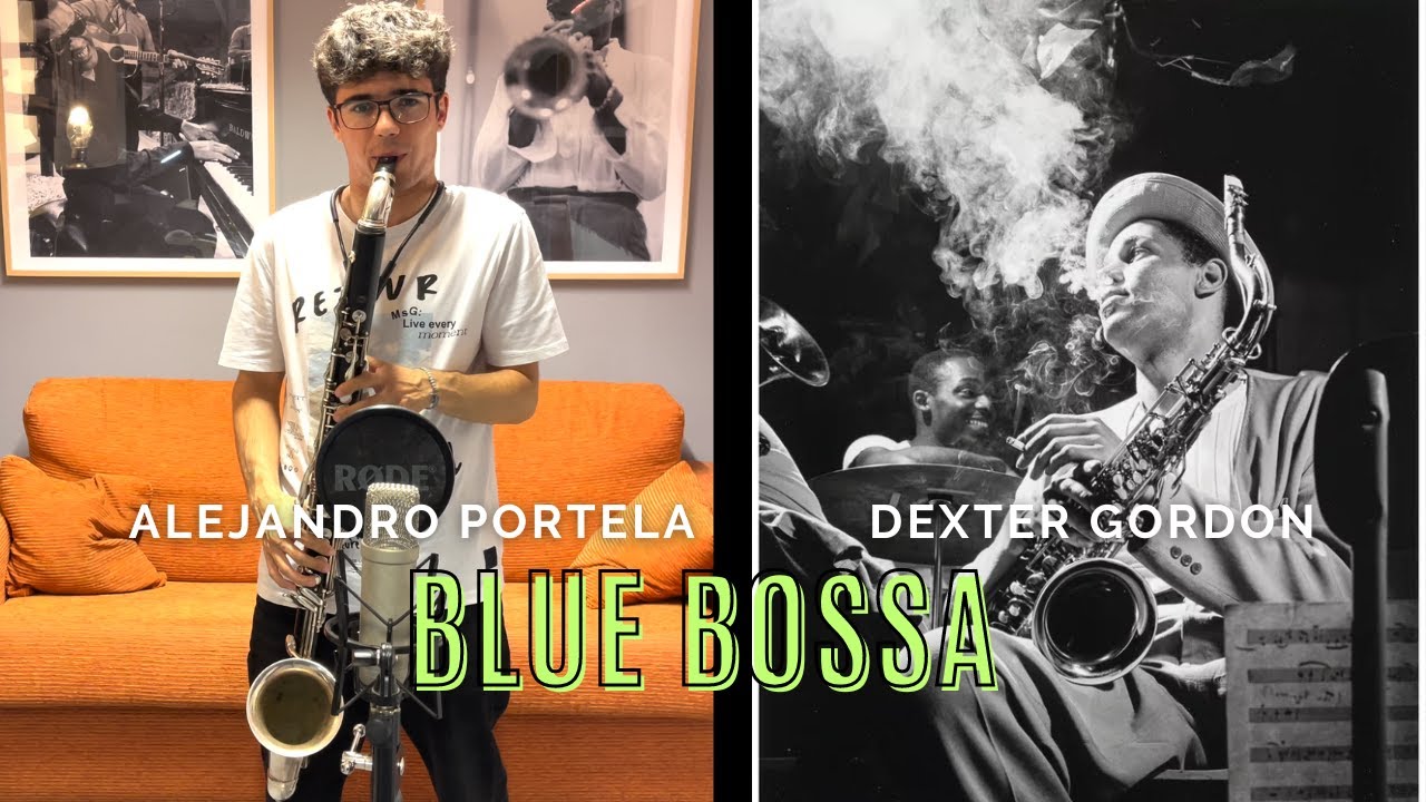 Dexter Gordon's solo on Blue bossa | Bass clarinet | Alejandro Portela ...