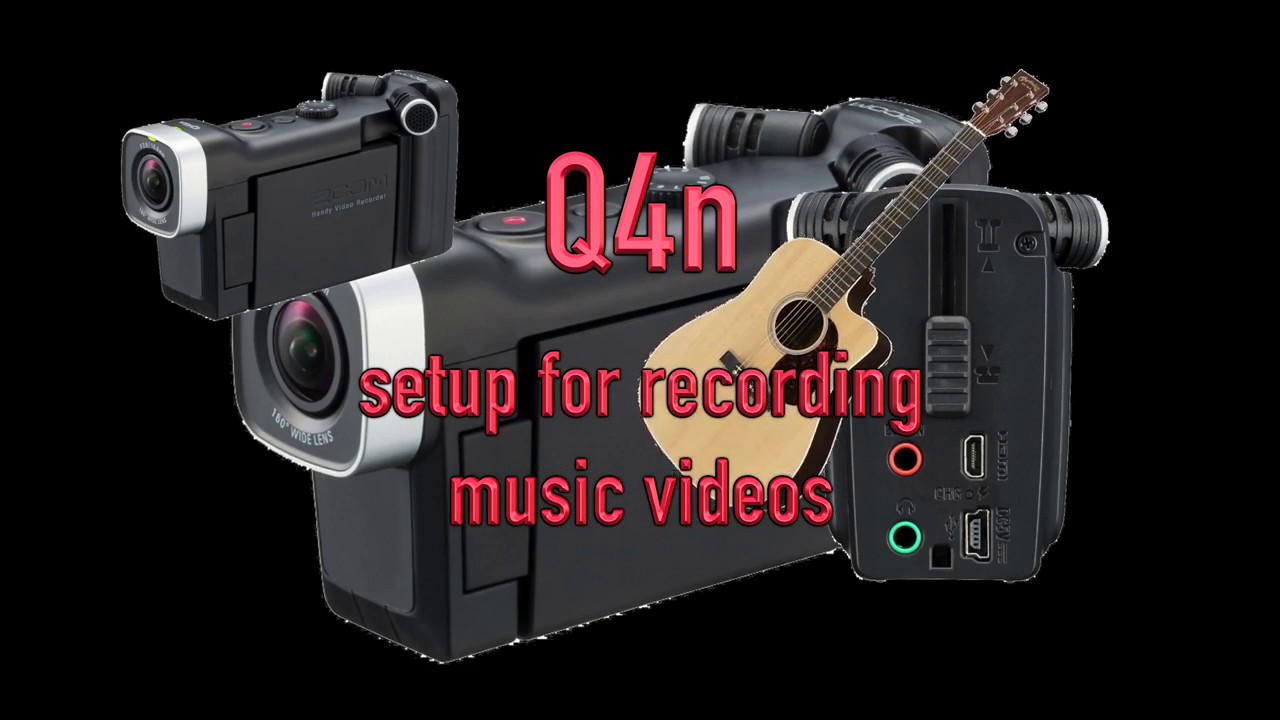 ZOOM Q4n setup for recording music videos - YouTube
