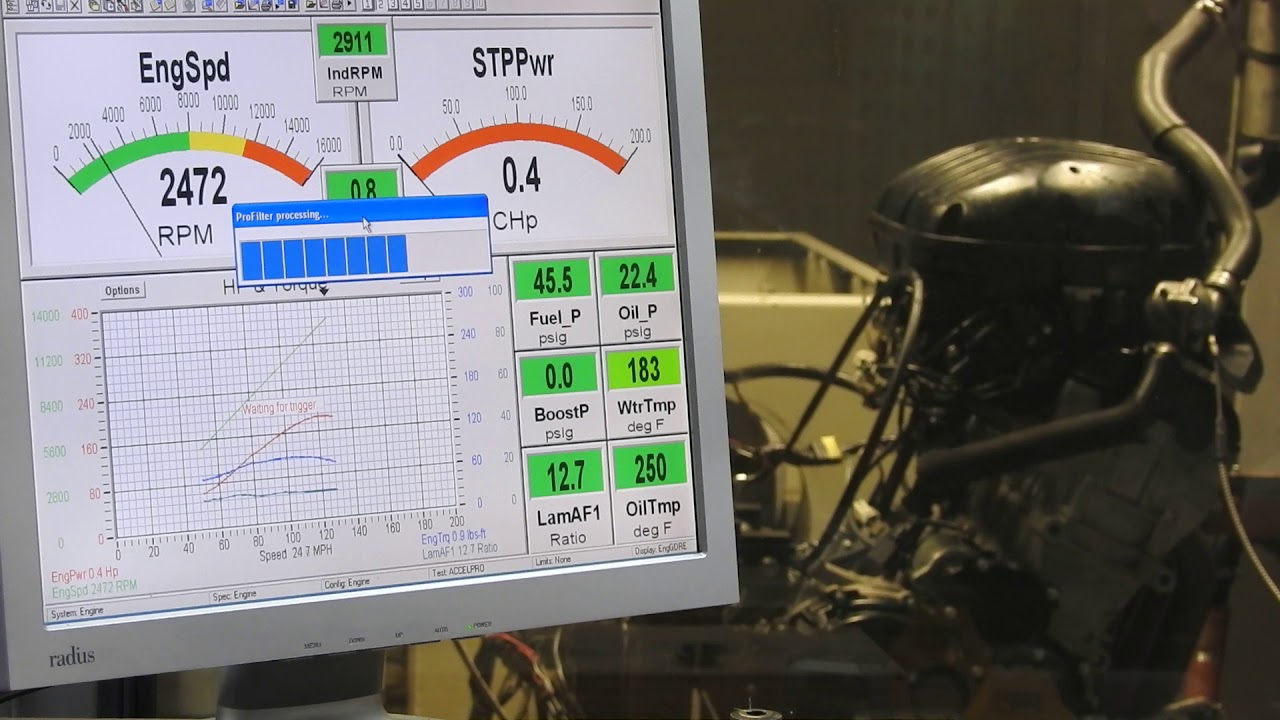 Formula 1000 engine on the Dyno - YouTube
