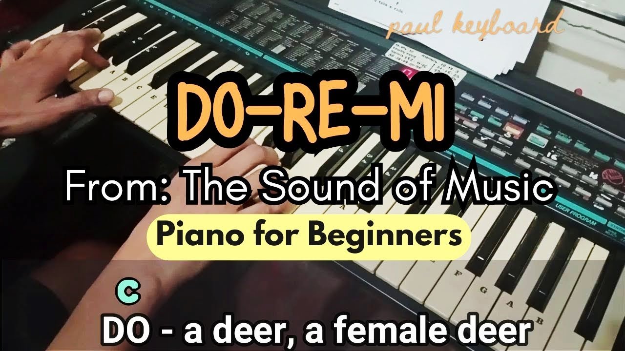 DO-RE-MI from The Sound of Music│Piano tutorial for Beginners - YouTube