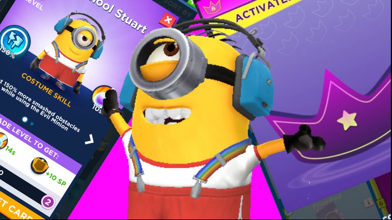 Festival Premium Unlocked! | Old-School Stuart Showcase (Minion Rush ...