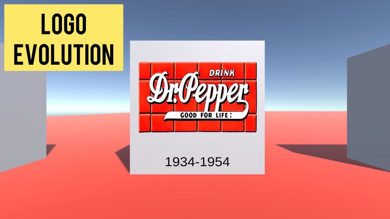 DrPepper historical flags and logos evolution 1880 - Today - YouTube