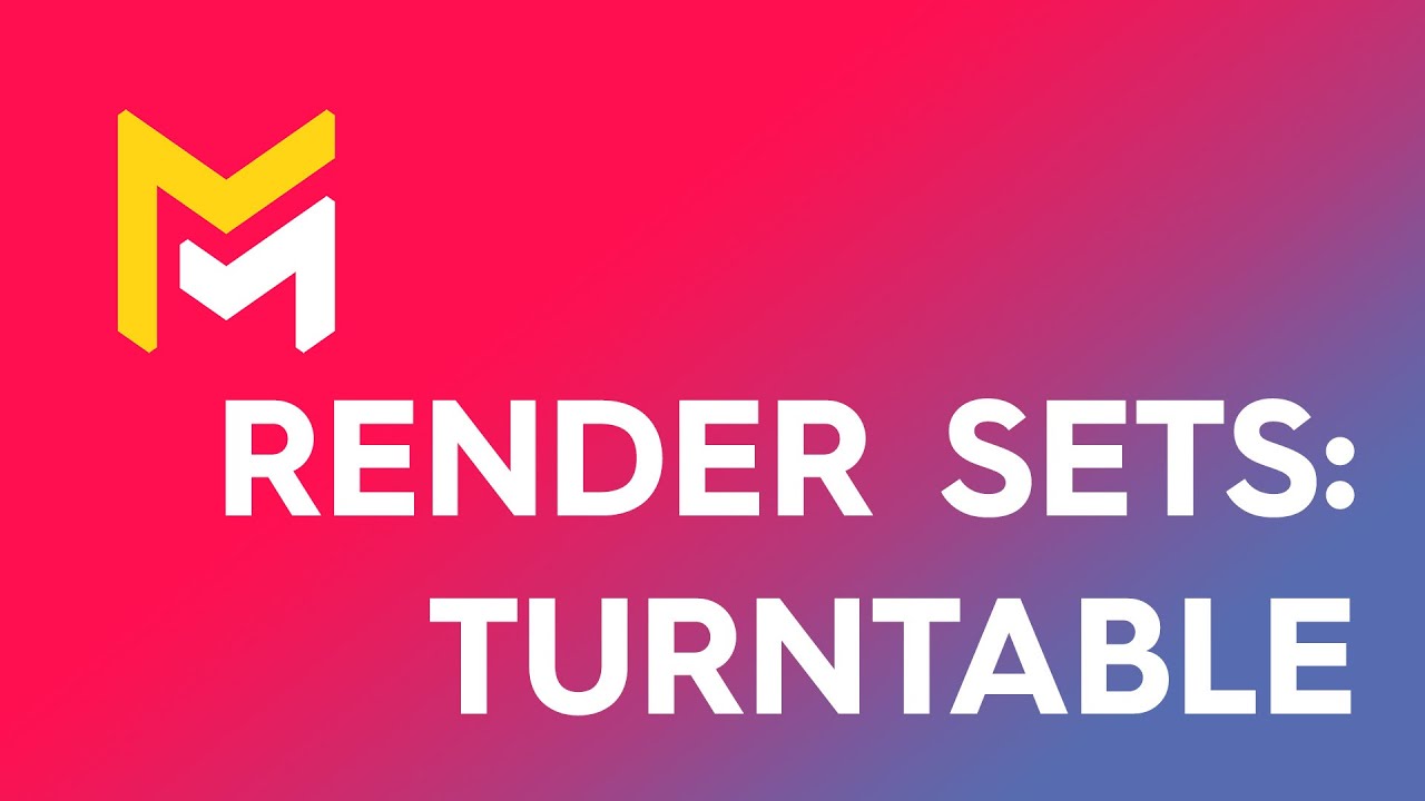 MAVERICK RENDER: 19 05 RENDER SETS: UPDATE AND TURNTABLES - YouTube