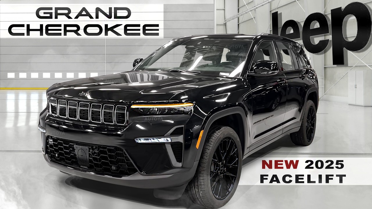 New Jeep Grand Cherokee 2025 Facelift - FIRST LOOK at Exterior Refresh ...