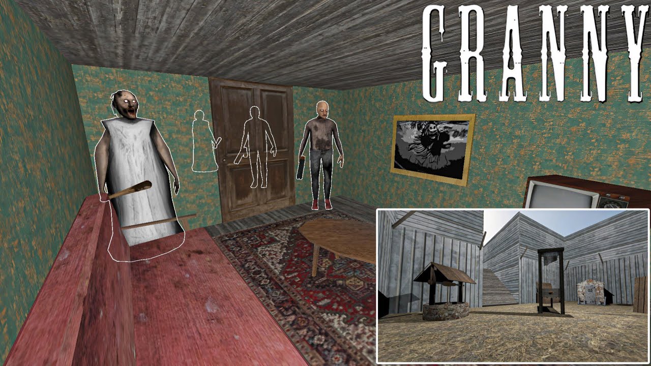 Granny Recaptured (PC) - The New Updates Backyard & House On Granny's ...