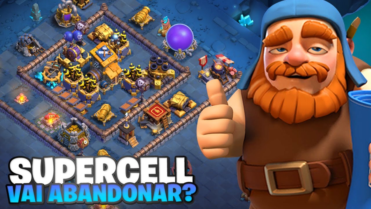 SUPERCELL VAI ABANDONAR A BASE NOVAMENTE? ENTREI NA MINHA BASE DEPOIS ...