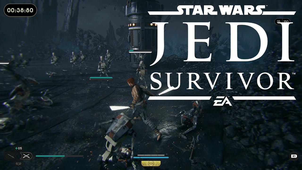 Defeat The Horde Of Battle Droids | Let's Play Star Wars Jedi: Survivor ...