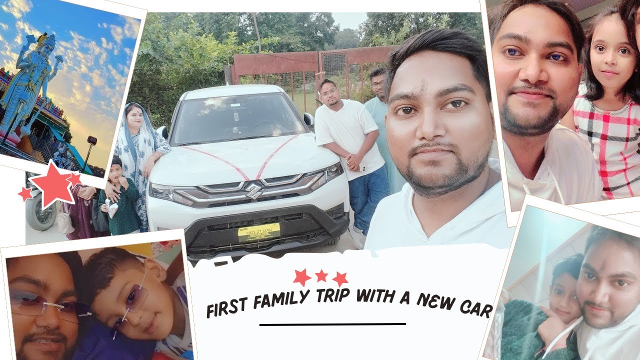 FRIST FAMILY TRIP WITH A NEW CAR - YouTube
