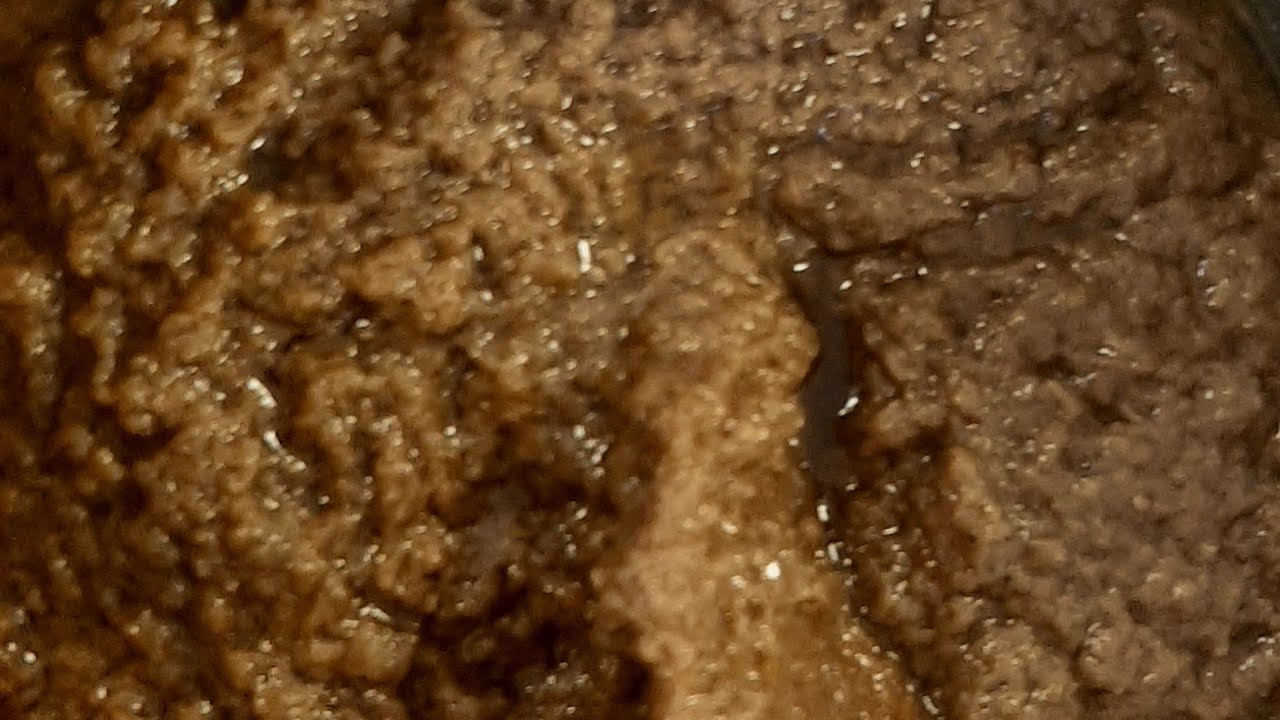 Cameroonian Groundnut paste/Mböh. Eatable with Contri kola, Sweet yams ...