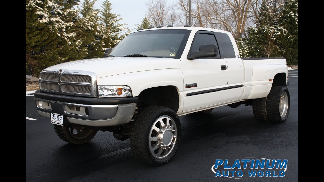 2000 Dodge Ram 3500 Second Gen 5.9 Cummins Diesel - YouTube