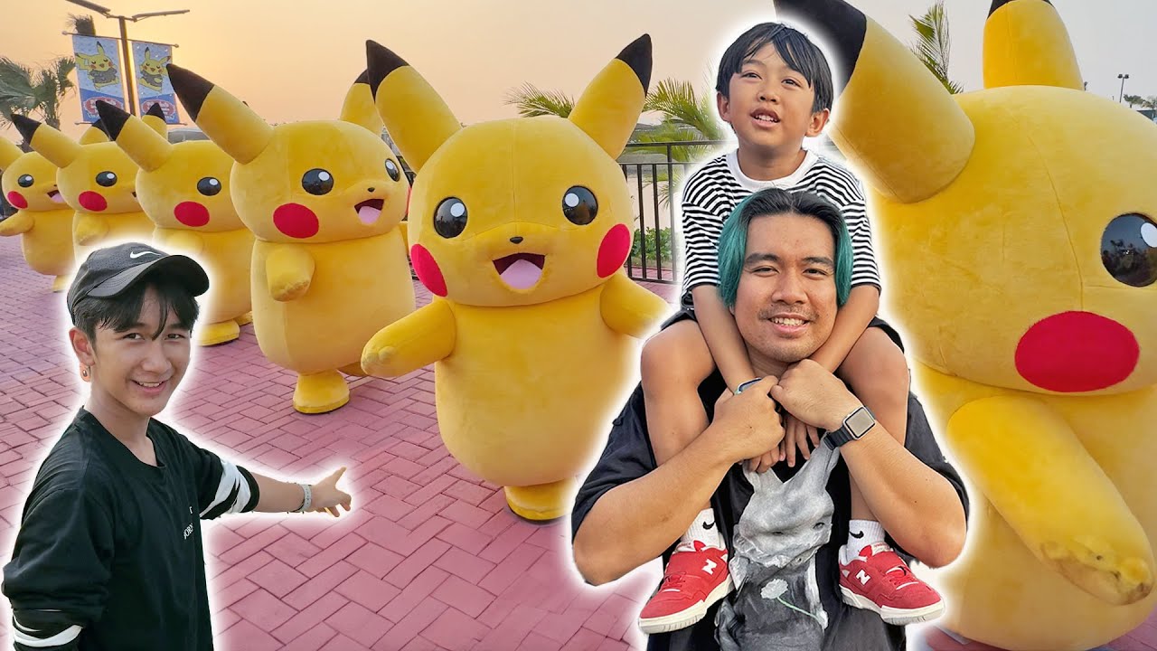 LUCU BANGET!! Nonton Parade Pokemon Pikachu di Jakarta - YouTube