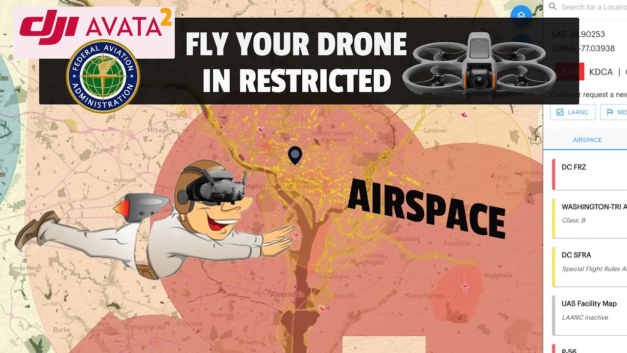 How to fly your drone in restricted airspace, How to fly in restricted airspace, how to get a ...