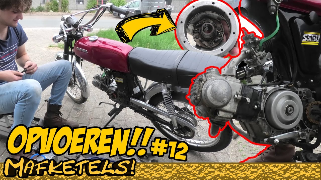 HOW TO HONDA SS50 4TAKT BROMMER OPVOEREN - YouTube