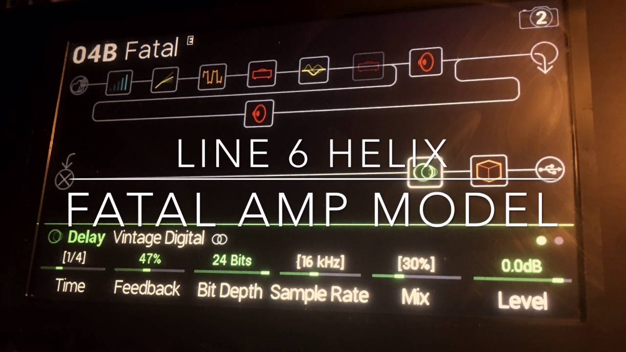 Line 6 Helix - Fatal Amp Model - YouTube