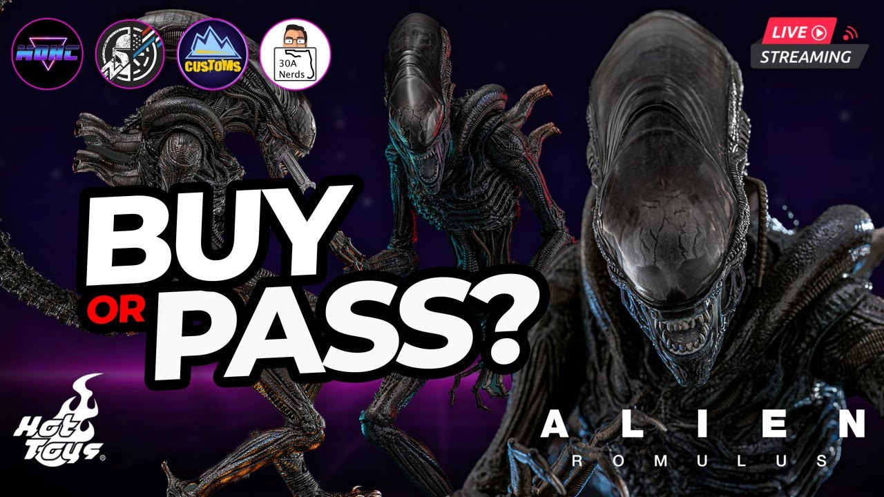 📦BUY or PASS? LIVE: INSANE Hot Toys SCORCHED XENOMORPH Announcement ...