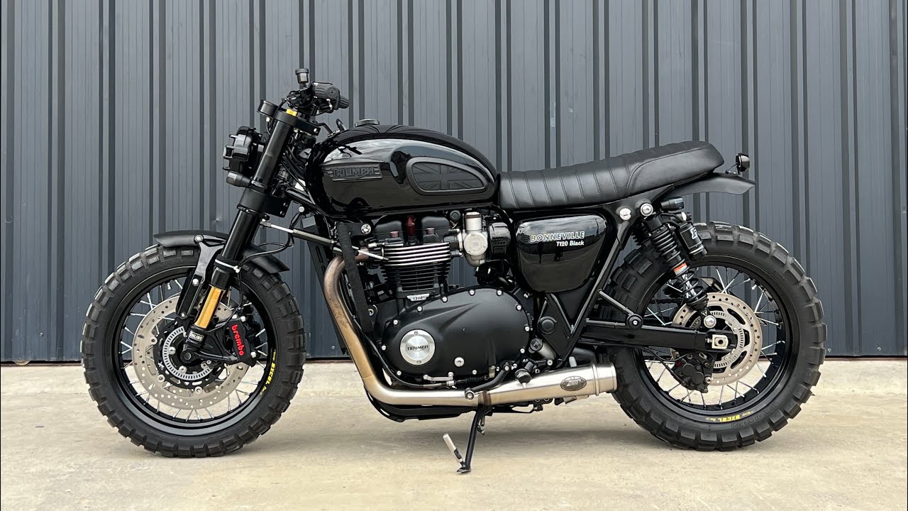 Triumph T120 Black จัดเต็ม โคตรโหดครับ📌📌📌 - YouTube