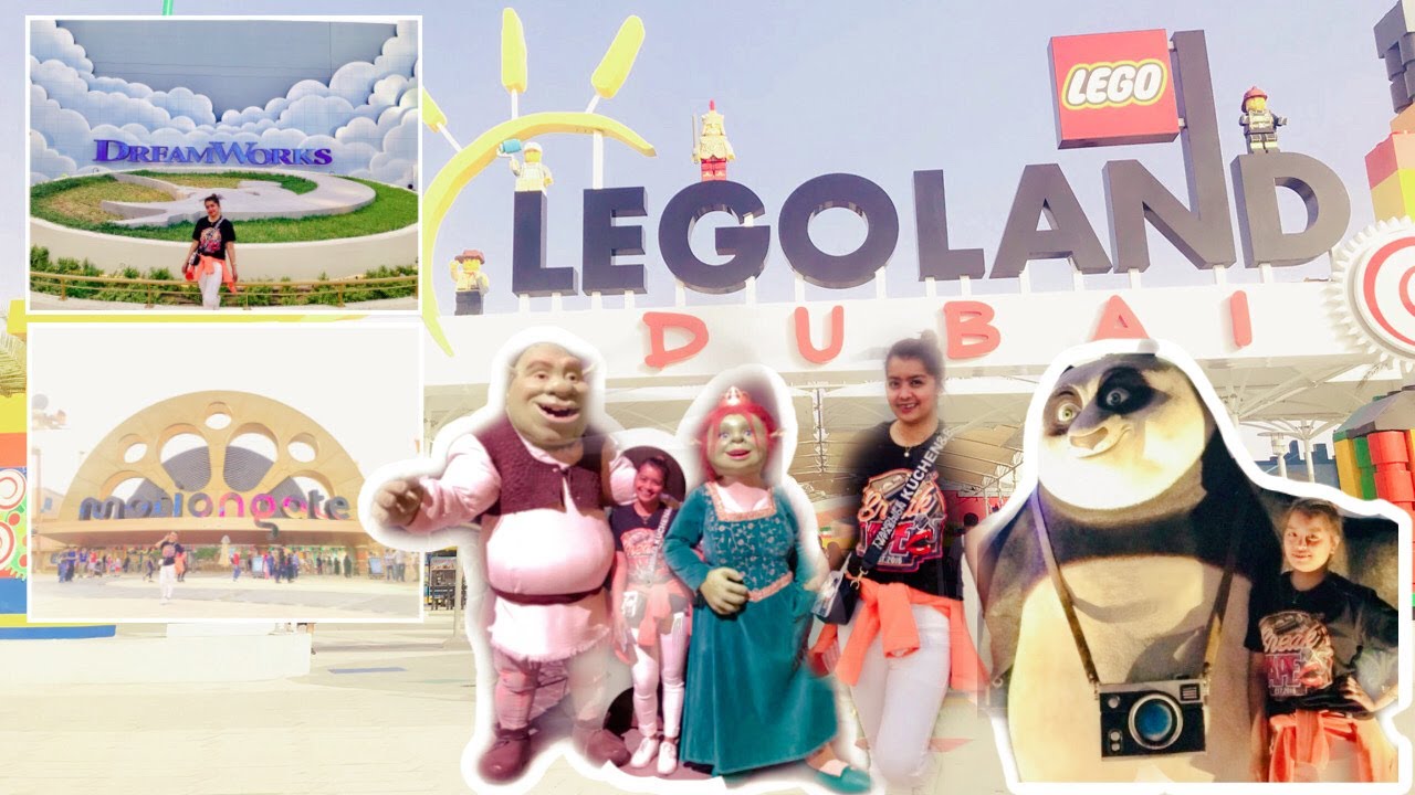 Lego Land, Motion Gate and Dreamworks Adventure Dubai, UAE - YouTube