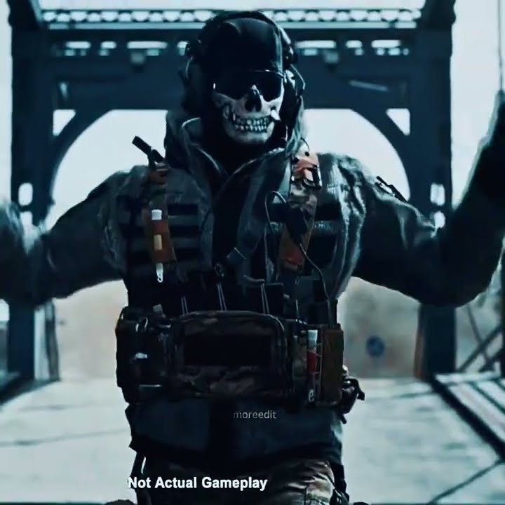 ghost (call of duty) being silly and dancing🕺🏼 - YouTube