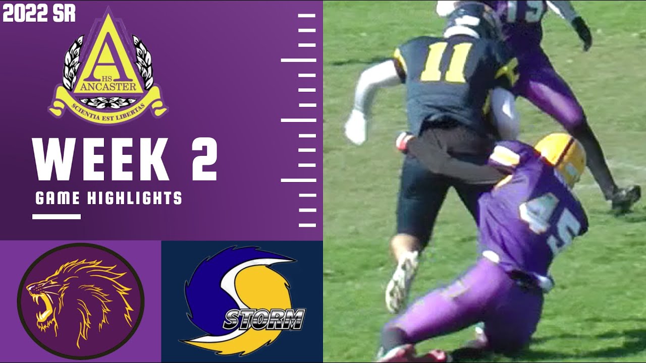 [FB/SR-B] Ancaster Royals vs. Saltfleet Storm (9/29/2022) - YouTube