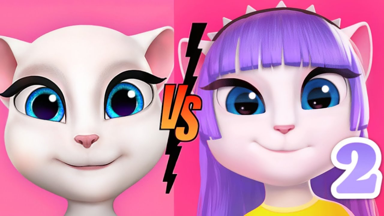 My Talking Angela 2|Talking Angela Vs My talking Angela 2|New Update ...