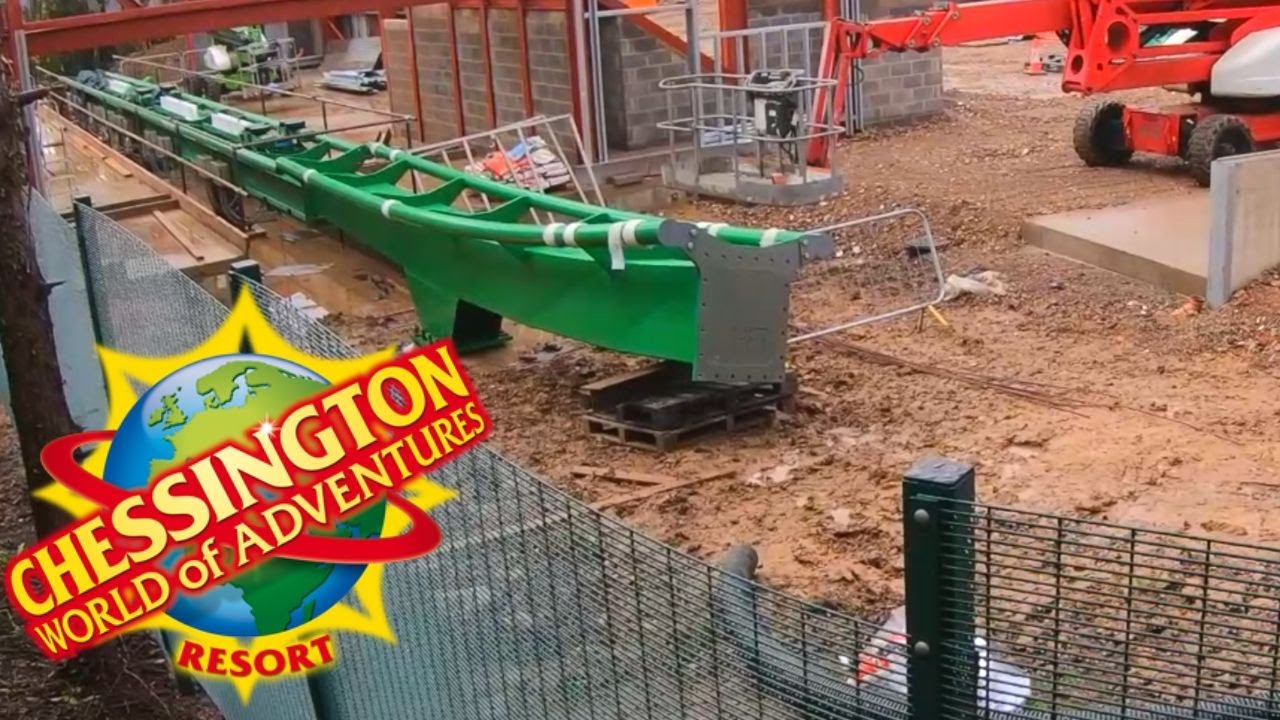 Chessington 2023 Coaster | World of Jumanji Construction update 23rd ...