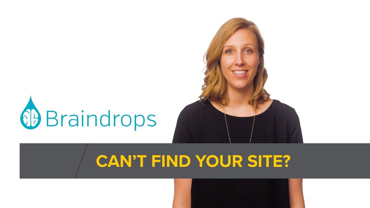 Braindrop: Why Can't I Find My Site in Search? - YouTube