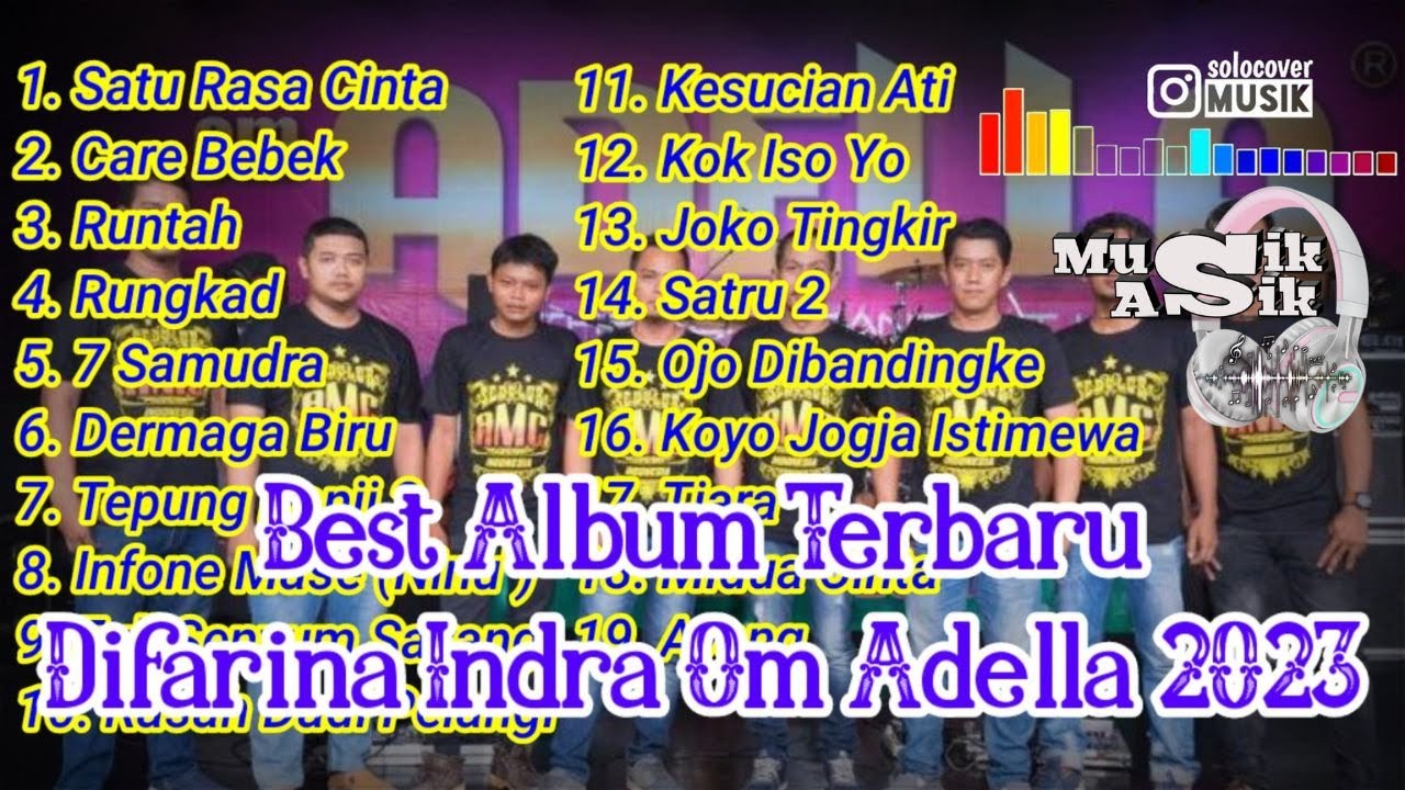 FULL ALBUM ADELLA TERBARU 2023 | DIFARINA INDRA | 20 DAFTAR LAGU ...