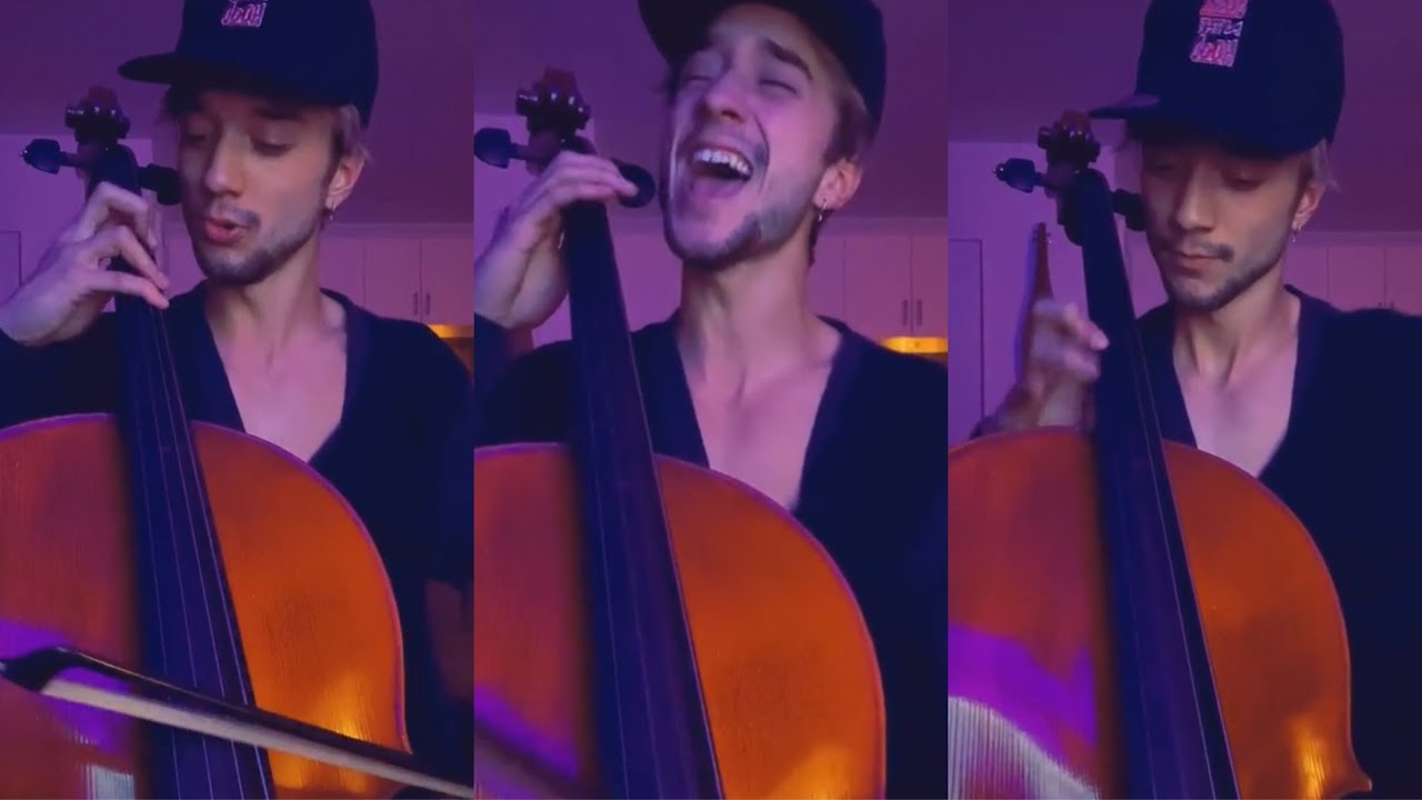 DANIEL SINGING AND PLAYING CELLO (SO GOOD) - YouTube