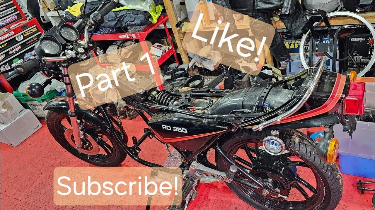 Yamaha RD350LC Hybrid/YPVS rebuild Part 1 - The engine degrease. - YouTube