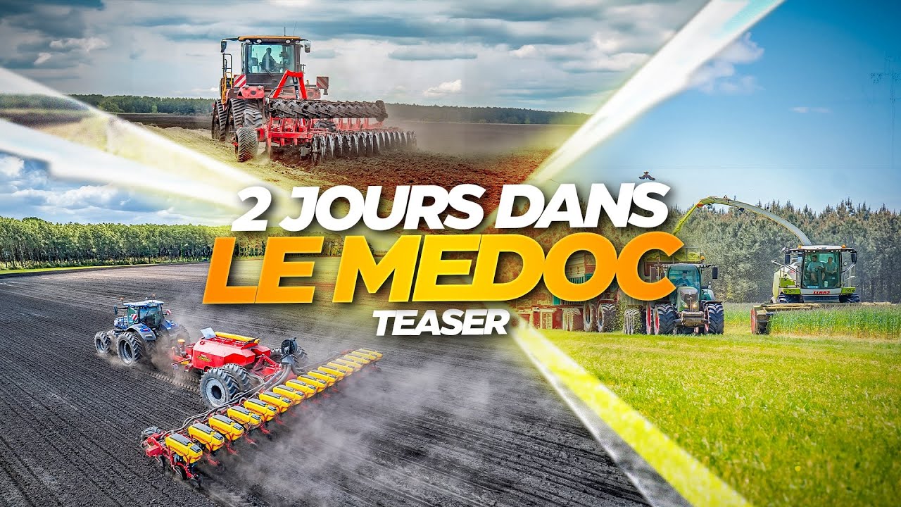 VLOG 2 JOURS DANS LE MEDOC - Teaser - XXL MACHINERY - YouTube