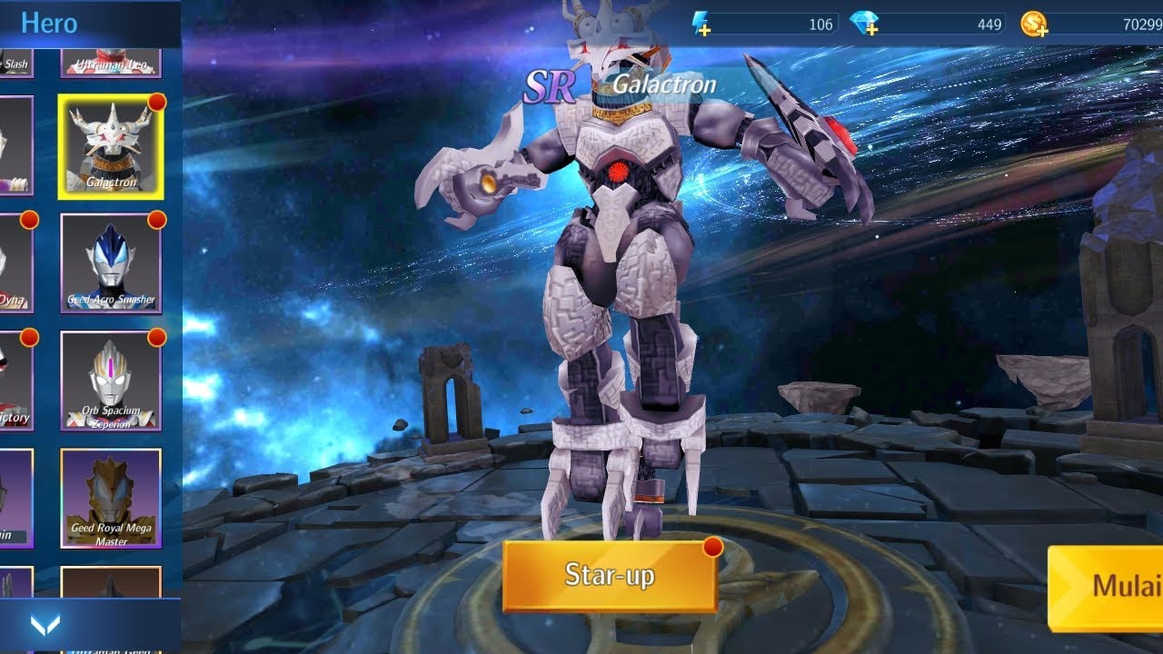 Ultraman Fighting Heroes Review Monster Galactron - YouTube