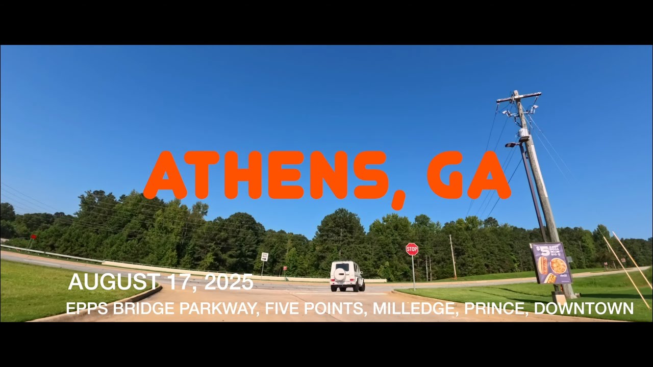 ATHENS, GEORGIA - AUGUST 17, 2025 - EPPS BRIDGE PARKWAY, FIVE POINTS ...