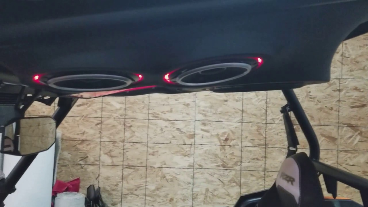 Custom RZR 1000 stereo test - YouTube