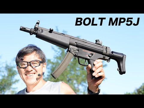 MP5J BOLT リコイルショック電動ガン MP5J PEAKER B.R.S.S BR-18-P エアガンレビュー