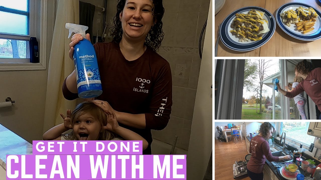 GET IT DONE Clean With Me I Dinner Recipe I Cleaning Motivation - YouTube