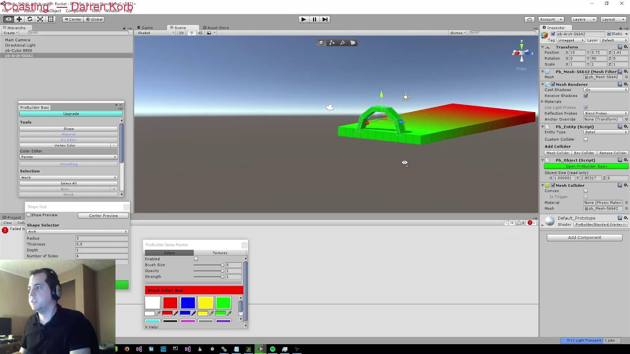 Unity 3D Development - Rocket Part 2 - YouTube