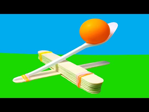 Basit mancınık nasıl yapılır🔫📌