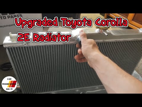 Upgraded Radiator 2E EE90 Toyota Corolla Alloy - YouTube