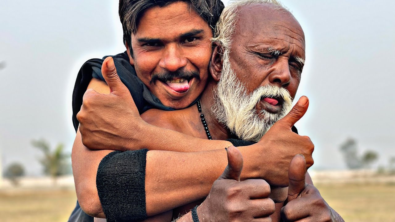 TWO SUPER STAR ⭐ ONE FRAME | Rafique Master & BABA KALLU | RELAXING MASSAGE | STRESS RELIEF ...
