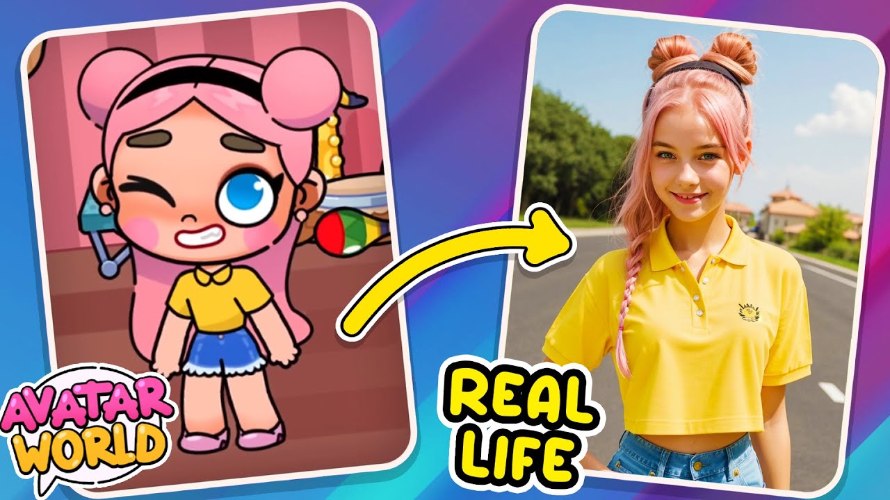 Avatar World CHARACTERS in REAL LIFE | PAZU😍Part 1 - YouTube