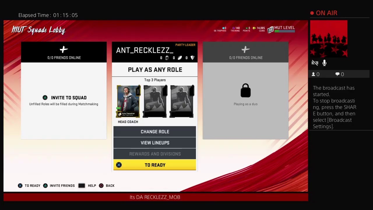 ANT_RECKLEZZ_'s Live PS4 Broadcast - YouTube