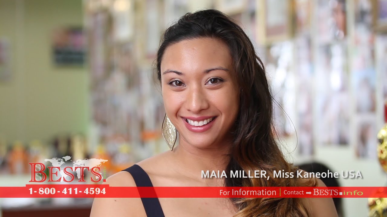 MAIA MILLER, Miss Kaneohe USA 2015 - Honolulu, Hawaii - YouTube