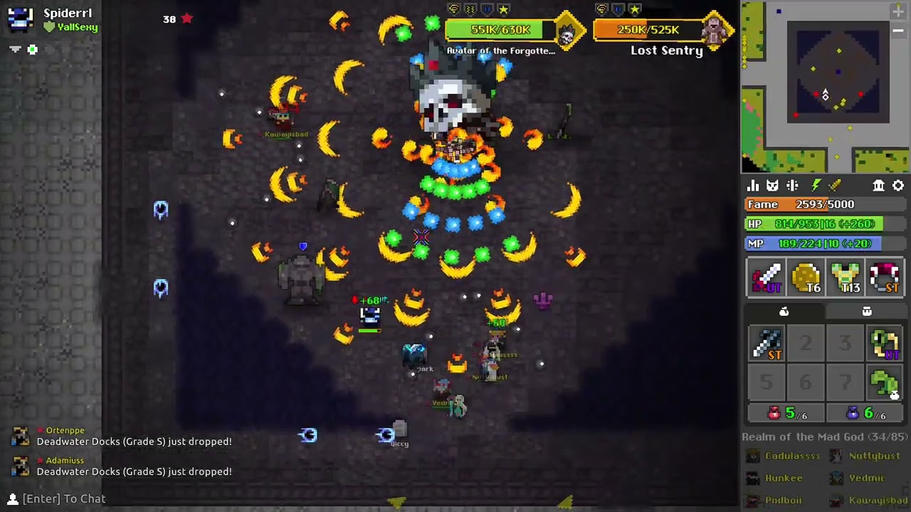 RotMG Avatar + Lost Sentry spawn - YouTube